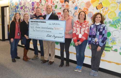 Newtown Education Foundation Receives Donation From Ingersoll Auto ...