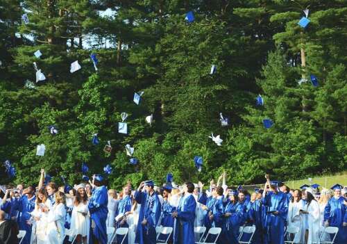 This Week’s NHS Graduation Was The Perfect Day For A Cap And Gown – The ...