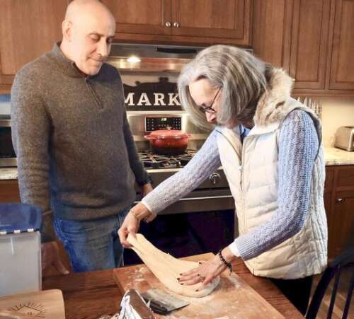 Back In The Kitchen With The First Selectman, This Time With A Friend ...