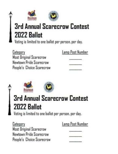Voting Opens October 25 For Parks & Rec 3rd Annual Scarecrow Contest ...