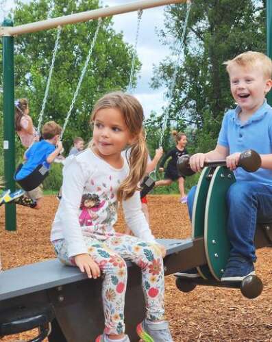 Ribbon Cut, Recess Upgraded At Middle Gate – The Newtown Bee