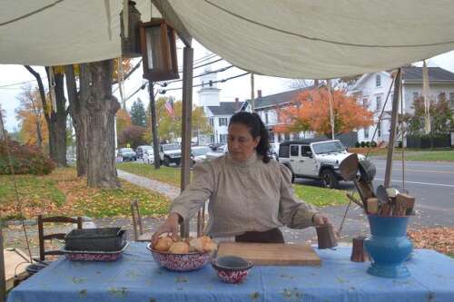 Newtown Historical Society Demonstrates 19th Century Food Preparation ...
