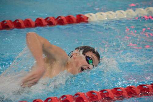 Gaynor Breaks His Own Record As Swimming And Diving Team Defeats New ...