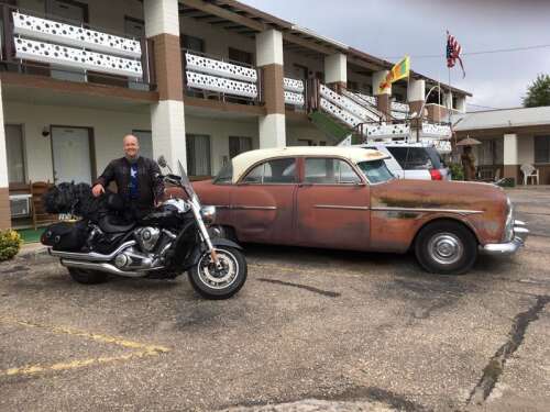 Edwards Winds His Way Across The Country On Motorcycle – The Newtown Bee